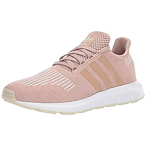 adidas Originals Women's Swift Running Shoe ,ash pearl/off white/white, 5 M US
