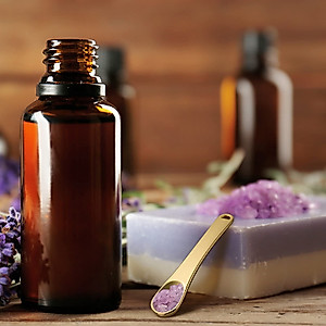 4 Pack Metal Makeup Spatula, Mini Spoon, Beauty Scoop for Facial Cosmetic, Face Mask (Silver & Gold)