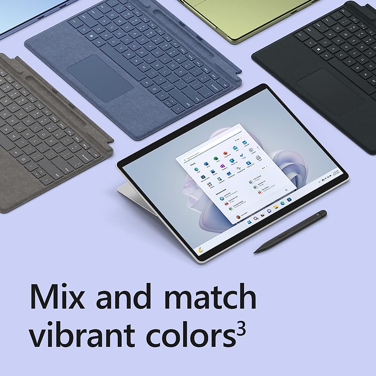 Microsoft Surface Pro 9 (2022), 13" 2-in-1 Tablet & Laptop, Thin & Lightweight, Intel 12th Gen i5 Fast Processor for Multi-Tasking, 8GB RAM, 256GB Storage with Windows 11, Platinum Microsoft Copilot