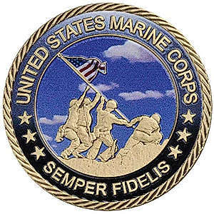 United States Marine Corps Semper Fidelis Challenge Coin