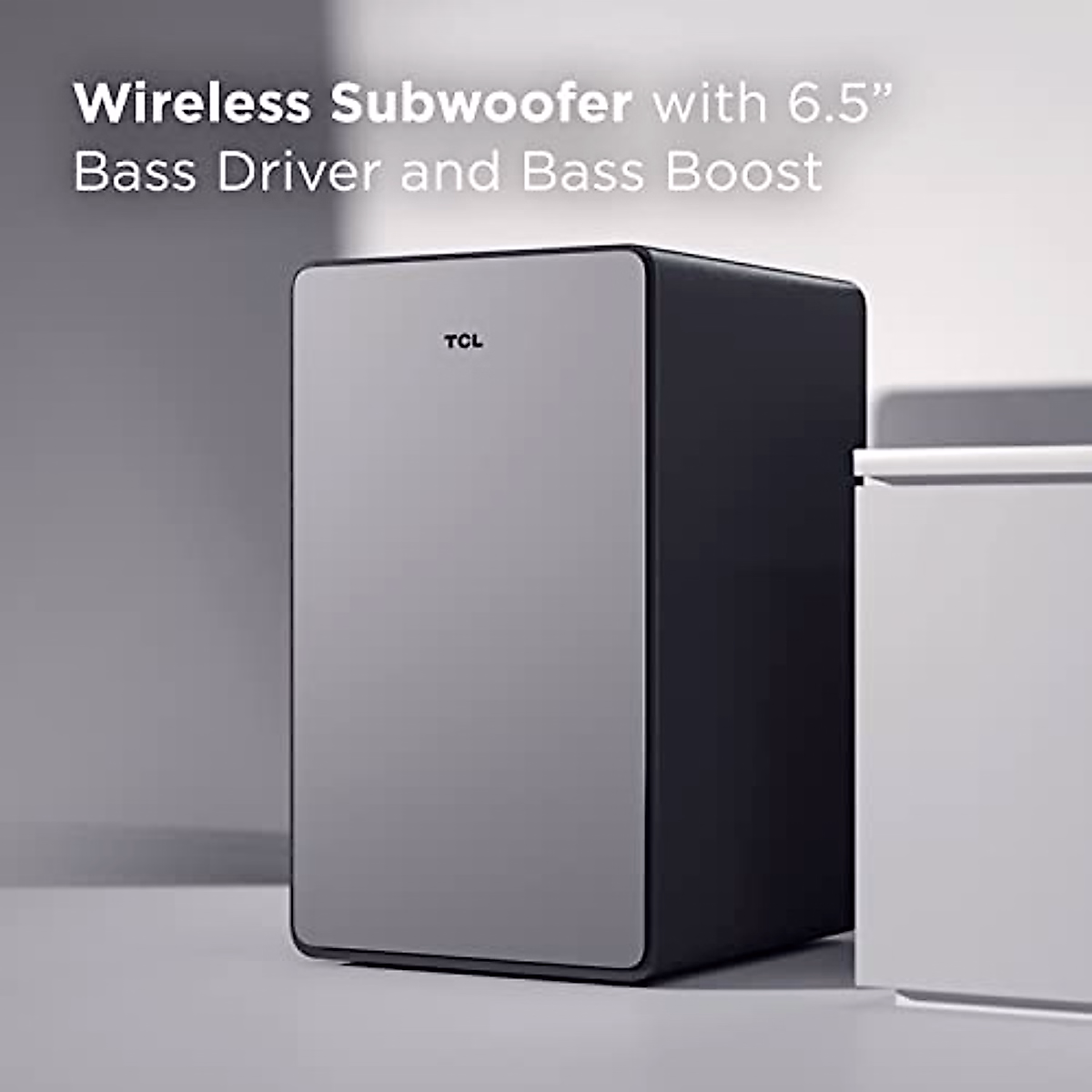 TCL 5.1ch Sound Bar with Wireless Subwoofer (Q6510, 2023 Model), Dolby Audio, DTS Virtual:X, 430W, Built-in Center Channel Speaker, 2 Rear Surround Sound Speakers, Wall Mount/HDMI Cable Included,Black