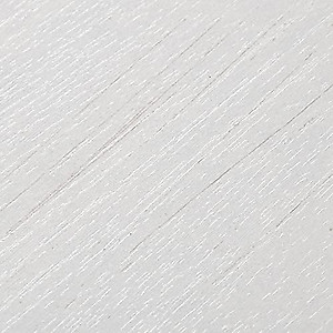 AMERLIFE Curved Fireplace TV Stand with 26'' Electric Fireplace, Media Entertainment Center Farmhouse Glass Door Storage Cabinet, Open Shelve Console Table for TVs up to 65'', Distressed White, 59''