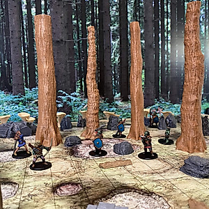 Extruded Gaming Towering Redwood Trees