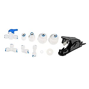SOLUSTRE 2 Sets White Refrigerator Ice Maker Water Line Connector Kit Useful Dedicated Ice Maker Water Line Connection Connector Water Pipe Fridge Water line Coffee Maker Supplies