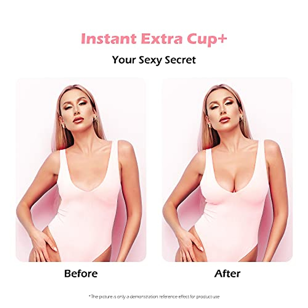 Yofidra Silicone Bra Inserts and Breast Enhancers, Add 2 Cups, Breathable, Reusable,1 Pair (Shell, M)