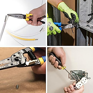 Klein Tools 92914 Tool Kit, Tool Set Includes Basic Tools, Pouch and Belt for Journeyman, Linesman, Professionals and Homeowners, 14-Piece