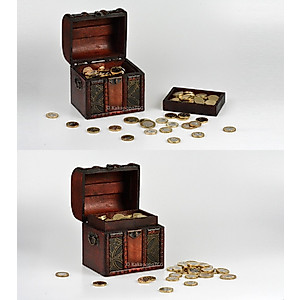 KakapopoTCG Elven Chest (Harmony) Lockable Wood Deck and Counter Box Trading Cards MTG Magic FaB TCG YGO PTCG EDH Commander Box Dice Box DnD Spell Card Box