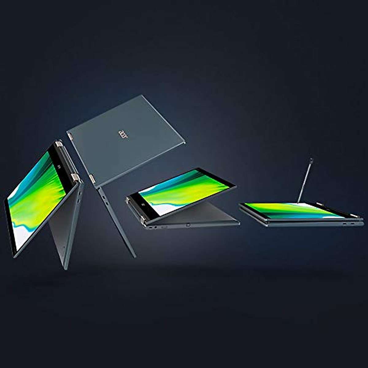 Acer Spin 7, 14" FHD Touch Display, Qualcomm Snapdragon 8cx Gen 2 5G Compute Platform, 8GB LPDDR4X, 512GB Universal Flash Storage, 5G, 4G LTE, Wi-Fi, Backlit KB, FPR, Antimicrobial, SP714-61NA-S1QA