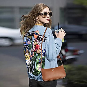 AMELIE GALANTI Small Crossbody Shoulder Bags for women Handbags Purse Underarm pouch with Two Removable adjustable straps