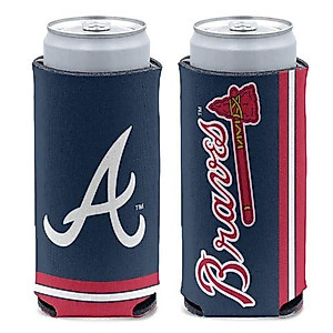 Wincraft MLB Atlanta Braves Slim Can Cooler, Team Colors, One Size