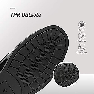 Bruno Marc Men's Downing-02 Black Pat Leather Lined Dress Oxford Shoes Classic Lace Up Formal Size 12 M US