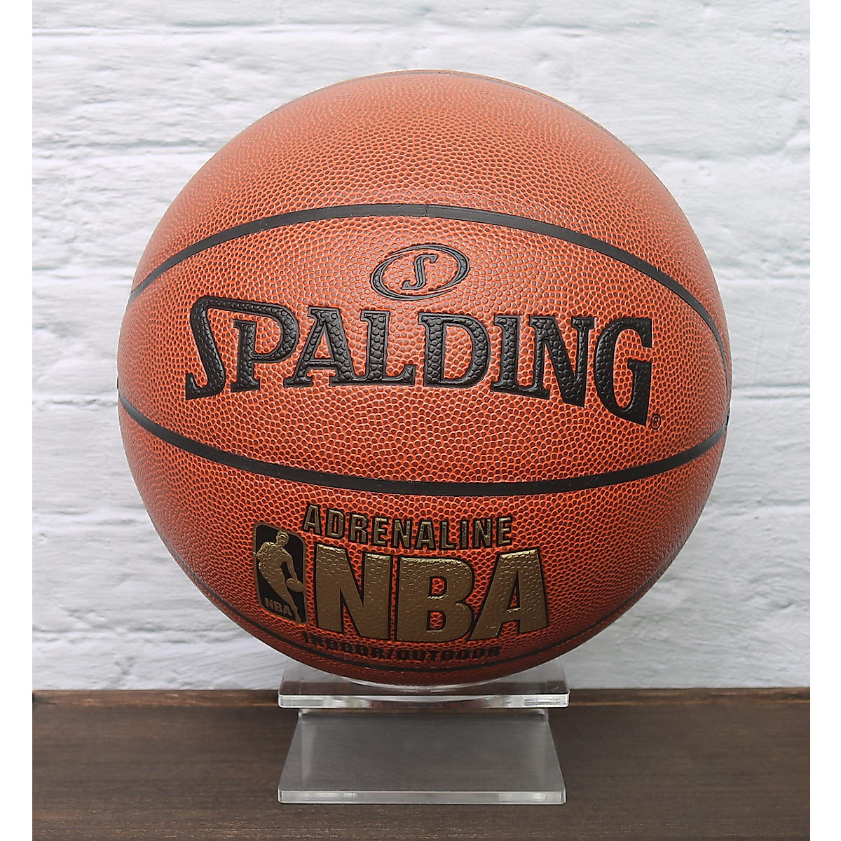 Clear Display Stand for Football Basketball Volleyball Soccer Ball, Acrylic Mineral Collection Holder