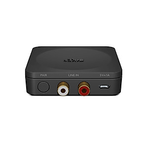 KEF LSX II Wireless HiFi Speaker System (Carbon Black) and KEF KW1 Wireless Subwoofer Adapter Kit, KW1TXRX, Black