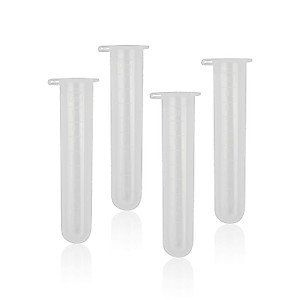 10ml Centrifuge Tubes Clear Plastic Vials EP Lab Centrifuge Vials 50pcs, Small Vial Liquid Test Sample Tube Storage Container with Snap Caps Lids