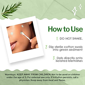 Bye Bye Blemish Tea Tree Drying Lotion, with Tea Tree Oil & Salicylic Acid, Fast-acting Formula, Dries Blemishes, Purifies Skin, 1 fl oz, 1-Pack