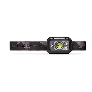 Black Diamond Storm 400 Waterproof Headlamp, Black, Battery Powered