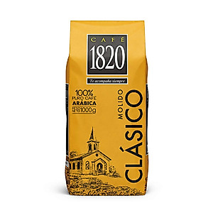 Café 1820 Classic, Premium Costa Rican Ground Coffee, 100% Arabica, Dark Roast, High Altitude Blend with Aroma & Fruity Notes, 32 oz