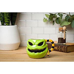 Silver Buffalo Disney Nightmare Before Christmas Oogie Boogie Ceramic 3D Sculpted Mug, 20 Ounces