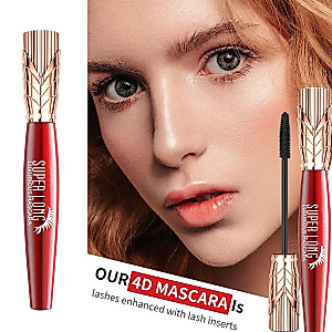 Yanquina Mascara, Yanqina Mascara, Yanqina Super Long Mascara, Yanquina 4D Silk Fiber Lash Mascara (2Pcs)