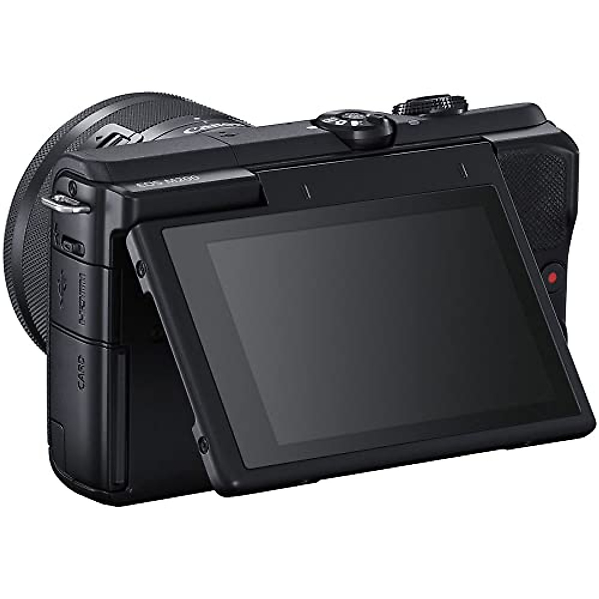 Canon EOS M200 Mirrorless Digital Camera with 15-45mm Lens (Black) (3699C009), 64GB Card, Case, Filter Kit, Corel Photo Software, 2 x LPE12 Battery, External Charger + More (Renewed)