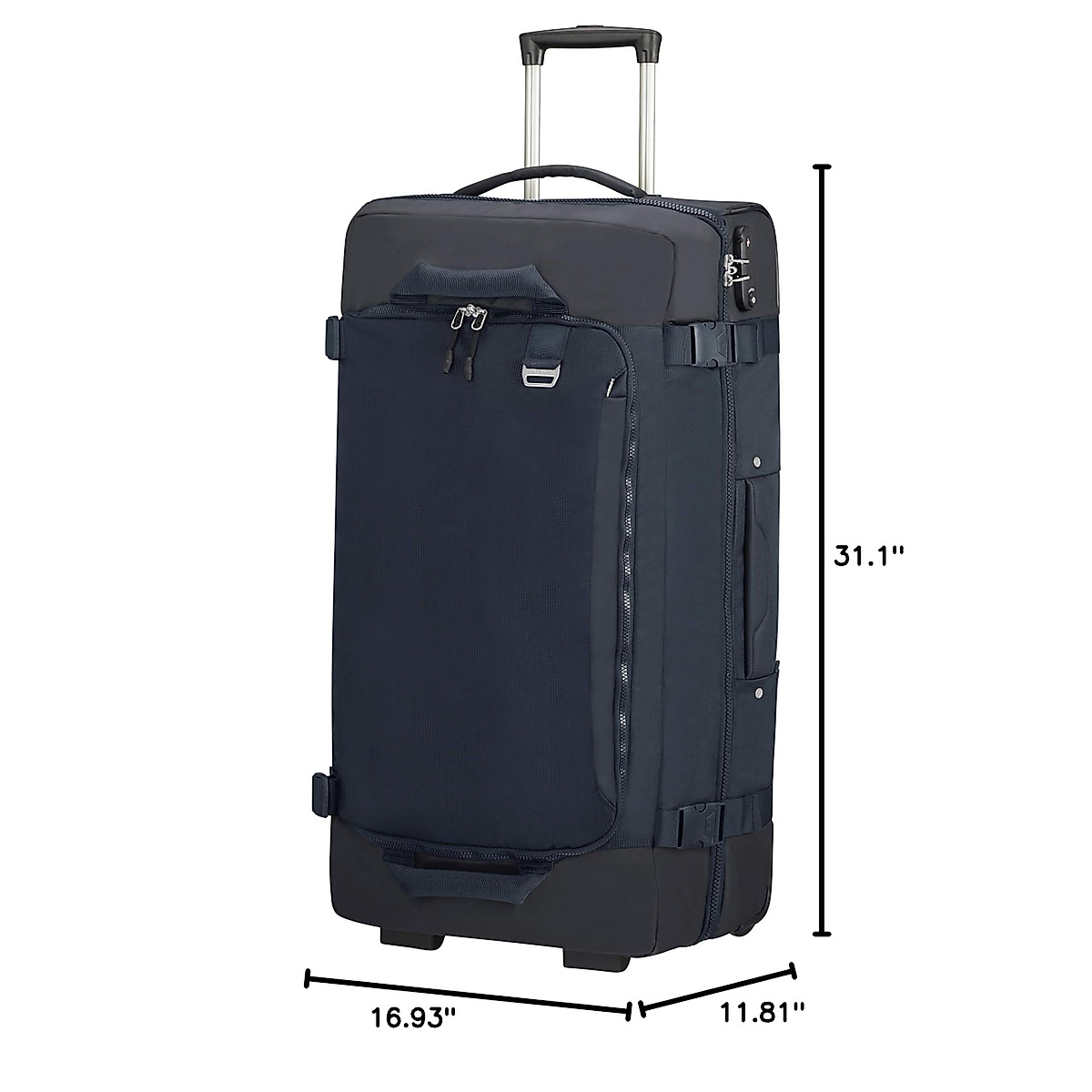 Samsonite Unisex Adults’ Travel Bags, Multicoloured (Camo Grey), L (79 cm-103 L)