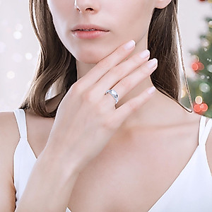 Minicremation Cremation Urn Ring for Ashes for Women Stainless Steel Heart Finger Ring Waterproof Memorial Keepsake Cremation Ring Holds Loved Ones Ashes