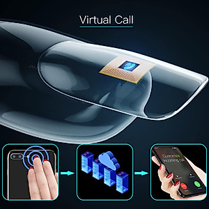 ZYZM N3 Smart Nail Art Chip Electronic Tactile NFC Sensor Internet of Things Nail Chip Wireless Sensor Virtual Call Compatible with Android, iOS Platform Smart Phone Sports Bracelet Watch