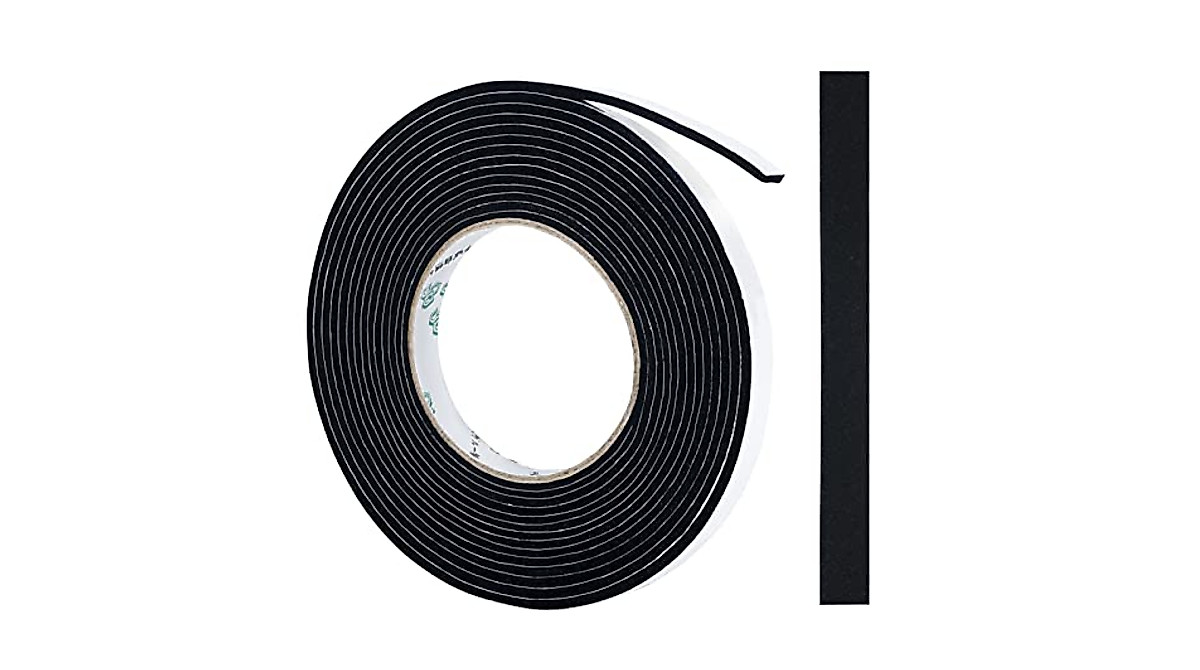 High Temp BBQ Smoker Gasket Seal - 17ft Self Stick Tape
