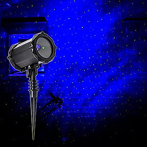 LedMall Moving Vivid Laser Firefly Star Lights with Aurora Effects Garden Decorative and Christmas Lights