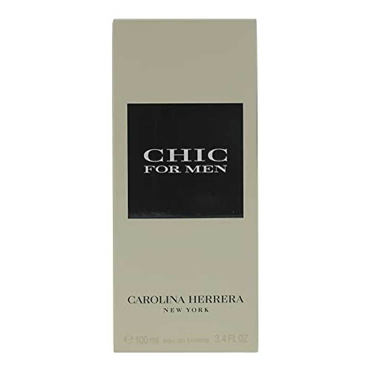 Carolina Herrera Chic Fragrance For Men - Leathery Wood And Adventure - Begins With The Warmth Of Wood And Smooth Touch Of Leather - Hint Of Saffron - Touch Of Cashmere Wood - Edt Spray - 3.4 Oz