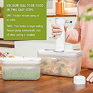 ZWILLING Fresh & Save Vacuum Sealer Machine Family Set, 3-pc Container Set, 20-pc Bag Set Assorted Reusable Vacuum Sealer Bags/ Sous Vide Bags, Meal Prep