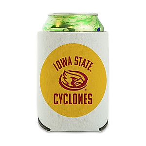Iowa State Cyclones Secondary Can Cooler - Drink Sleeve Hugger Collapsible Insulator - Beverage Insulated Holder