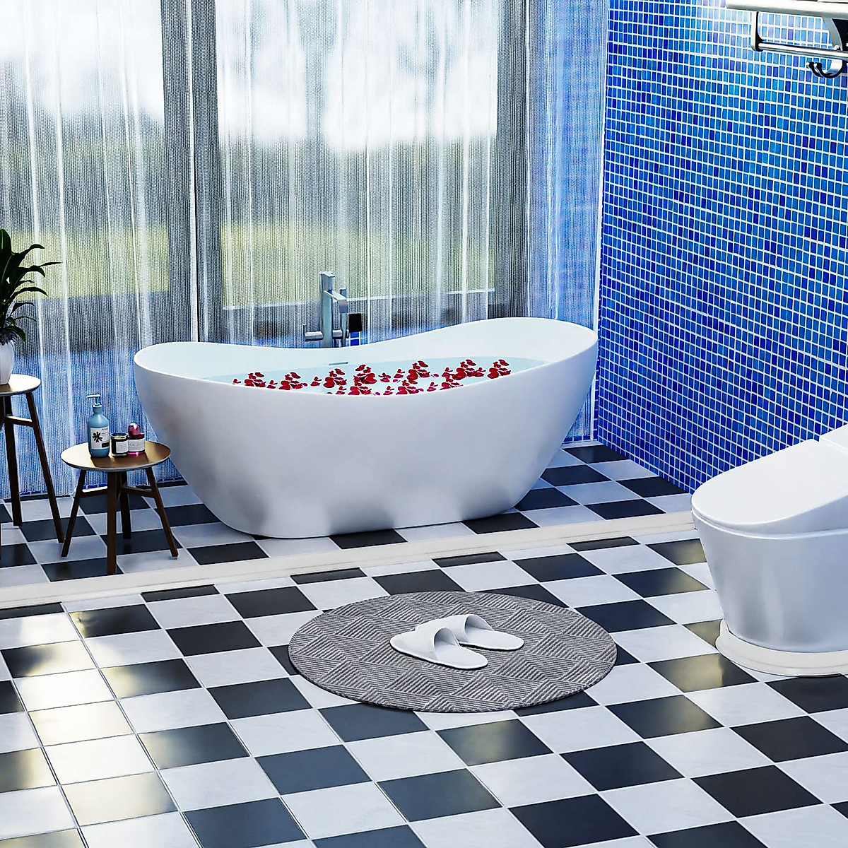 SIKAIQI 78 Inch Shower Threshold Water Dam Collapsible 1.97" Tall Clear Shower Stopper Barrier and Stop Water Keep Dry and Wet Separation Suitable for Bathroom and Kitchen