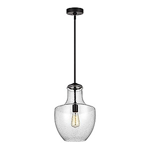 Sea Gull Lighting P1461ORB Baylor One Light Pendant, Oil Rubbed Bronze