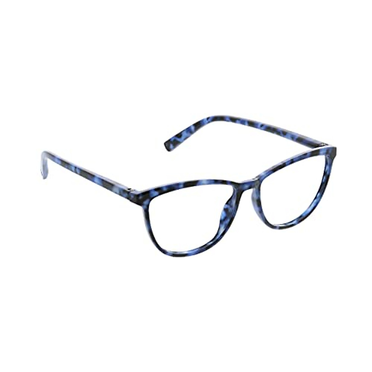 peepers by peeperspecs womens Bengal Blue Light Blocking Reading Glasses, Navy Tortoise, 54.9 US
