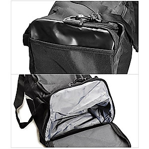 NIKE Brasilia Training Duffel Bag, Midnight Navy/Black/White, Medium