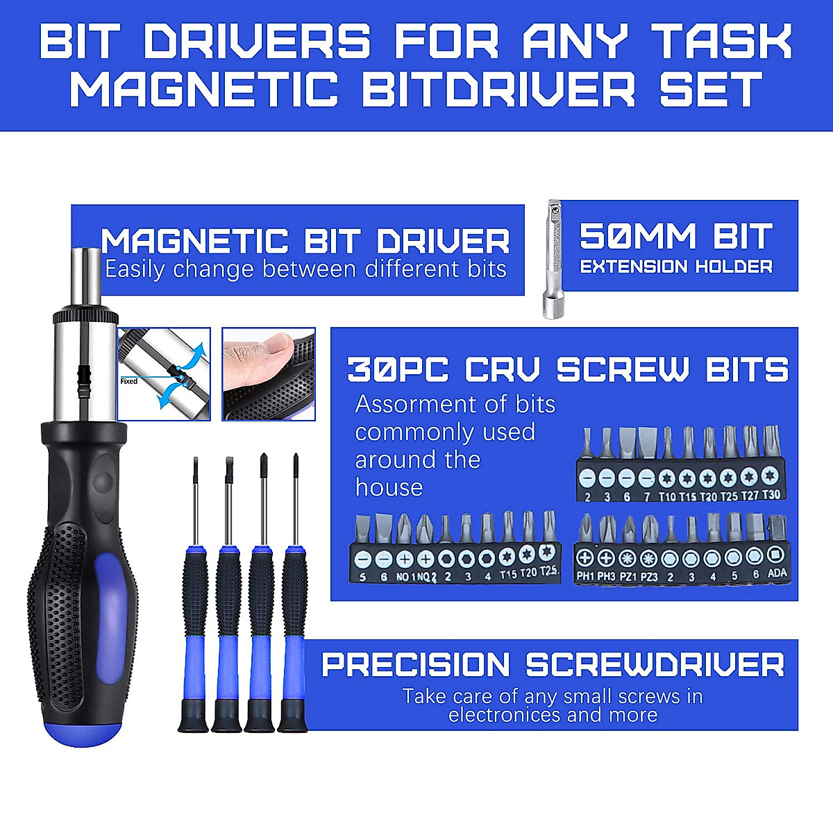 jar-owl 146 Piece Tool Kit, Drive Socket Set Auto Repair Tool Combination Mixed Tool Set, General Household Hand Tool Kits with Plastic Toolbox Storage Case