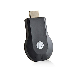 Wireless Display Dongle WiFi Portable Display Adapter 1080P Streaming Video Receiver HDMI Phone Smart Cast Screen Mirroring to TV Stream PC Computer iOS Android Windows MAC OSX
