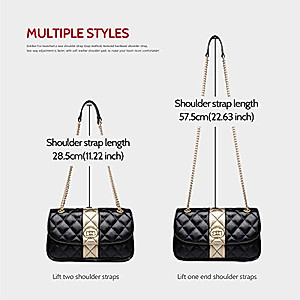 iFOXER Split Cow Leather Cross Body Bag Women's Crossbody Bags Mini Soft Cowhide Shoulder Bag for Girl (black1)