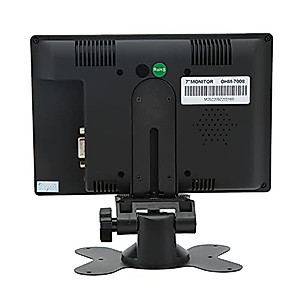 Mini Monitor, TFT LED Screen 7 Inch 100-240V for Gaming (US Plug)