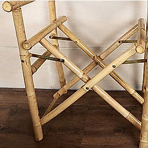 Master Garden Products Bamboo Director Chair, 35”H x 23”W x 19”D