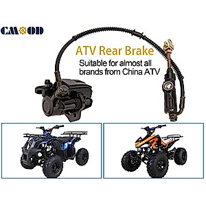 Rear Brake Master Cylinder Caliper For 50cc 70cc 90cc 110cc 125cc Chinese ATV Taotao Quad Coolster 3050HD Four Wheeler
