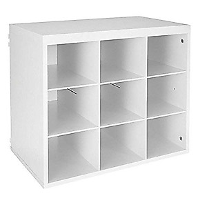 ClosetMaid 3277 Elite 19-3/4 in. White 9-Slot Organizer, White