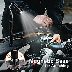 Gifts for Men Dad Husband, Survival Gear and Equipment 12 in 1, Survival Kit,LED Magnetic Pickup Tools for Men,Cool Gadgets Stuff for DIY Handymen Car