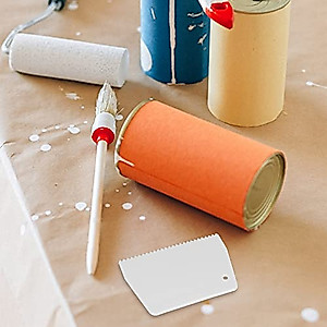 DLUGOPIS adhesive spreader notched Glue Spreader adhesive barrier spreader plastic trowel notched 3/16 Inch Inch Tooth, Hardwood Flooring Spreader spread epoxy (2)