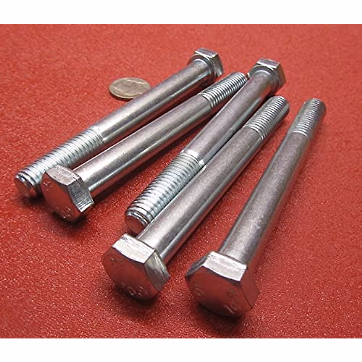 Class 10.9 Zinc Steel Hex Bolts PT M12 x 1.75 mm x 110 mm Long 5 pcs