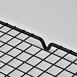 Daycount® 2-Pack Heavy-duty Cooling Rack for Baking Stacking 10 x 16 Inch Stainless Steel Wire Rack for Cooling, Drying