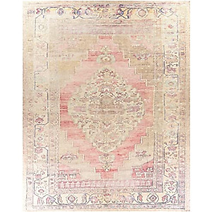 Hauteloom Holliday Living Room, Bedroom Area Rug - Traditional - Blue, Beige, Orange - 5' x 7'6"