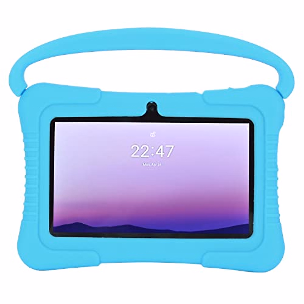 7 Inch Kids Tablet, 110-240V HD Tablet 1024x600 Dual Camera Control Function for Entertainment for Android 10 (US Plug)