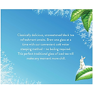 Celestial Seasonings Cold Brew Unsweetened Black Tea Iced 18 tea bags